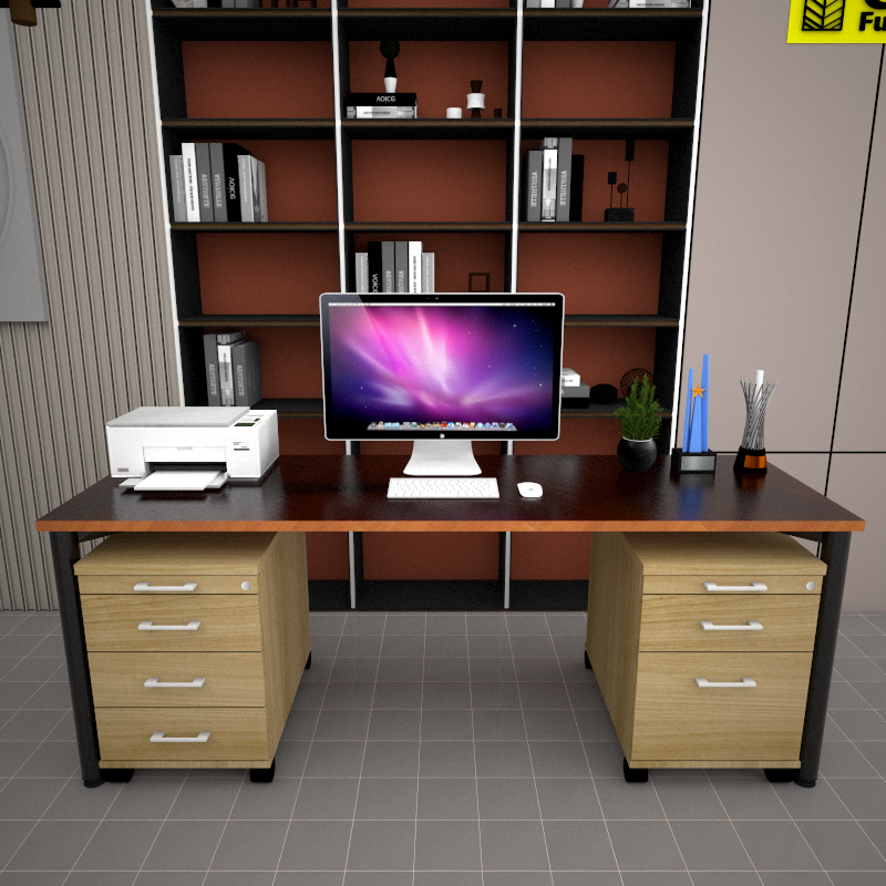 Meja Kantor Set Laci Custom - Meja Jakarta